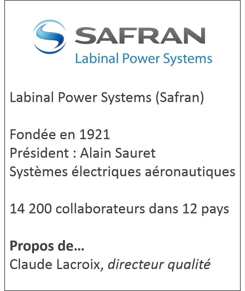 EN 9100 : Labinal Power Systems reconduit sa démarche qualité